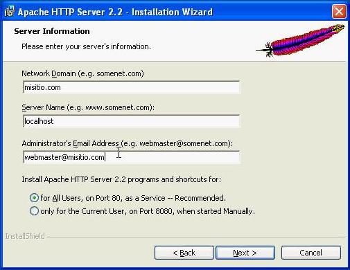 Jason's Blog » Blog Archive » Tutorial: Instalar Apache Httpd en Windows XP para ejecutar PHP y ...