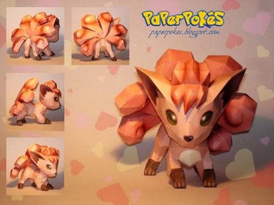 bmbrione » Blog Archive » pokemon-vulpix-papercraft