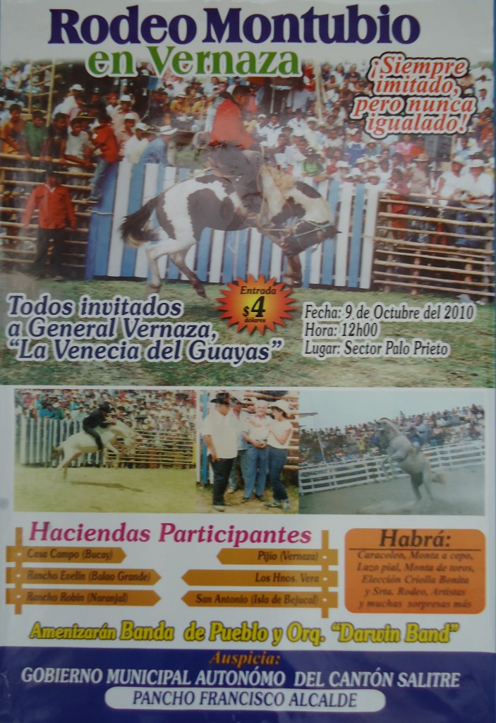 Turismo, Ambiente y Transporte Aéreo » Blog Archive » Rodeo Montubio ...